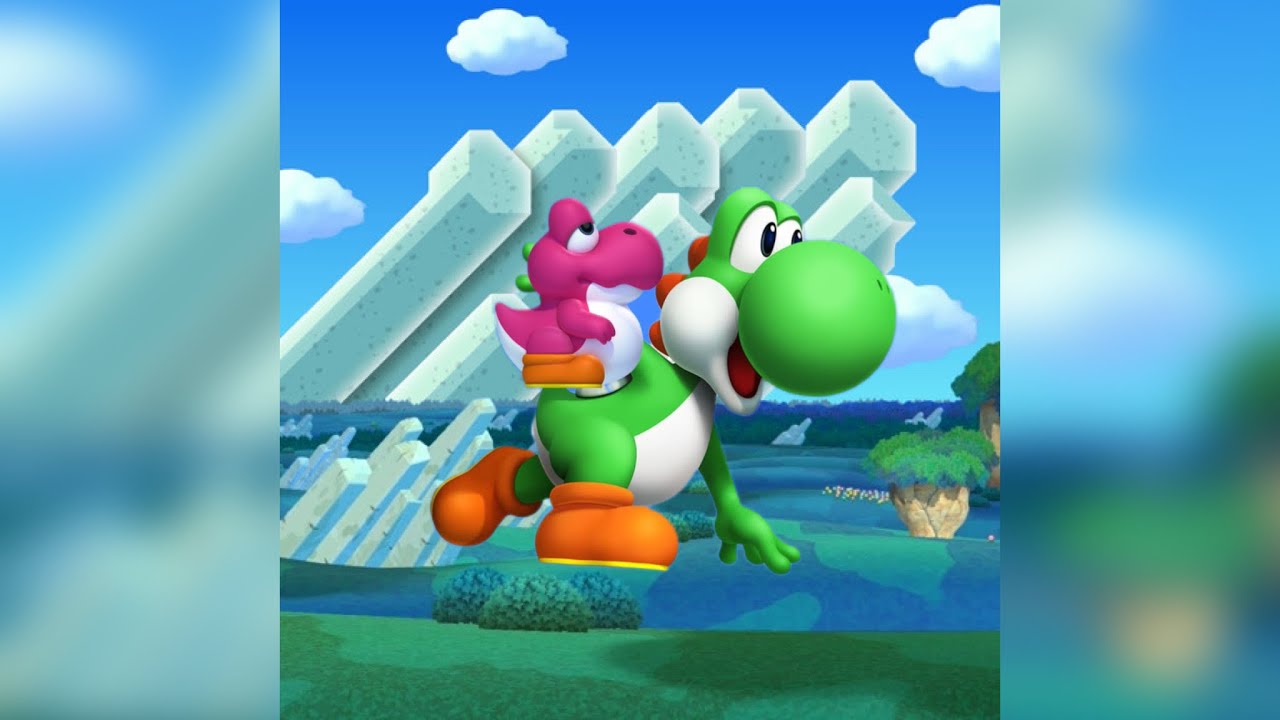 New Super Mario Bros U Star Theme (Yoshi Drums and Baby Yoshi Singing ...