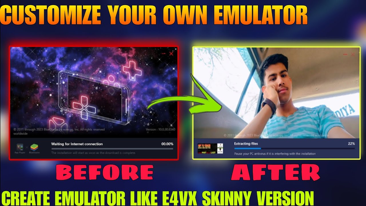 How To Create Emulator Like E4vx & Gear 5 | Emulator Modified in pc # ...