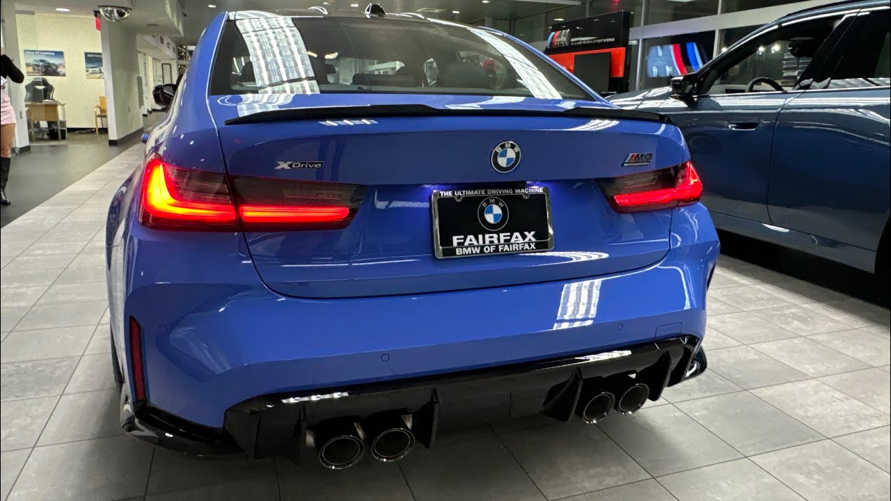 THE NEW 2025 BMW M3 COMPETITION IN MARITIME BLUE - YouTube