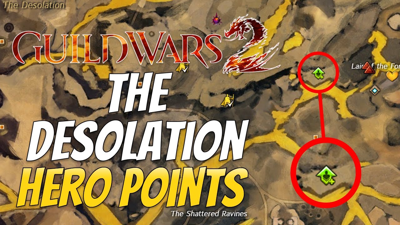 How to Get EVERY Hero Point in The Desolation - Guild Wars 2 Guide ...
