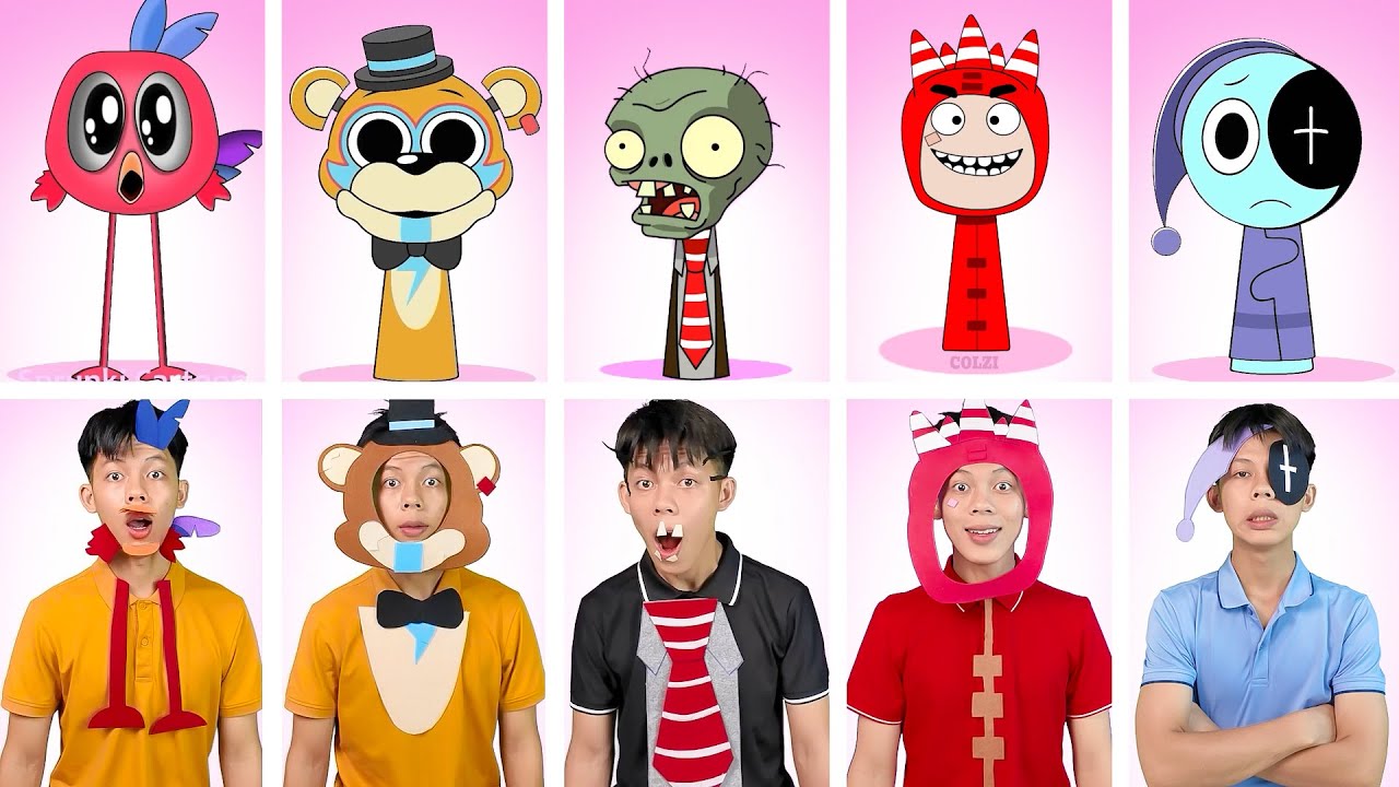 SSprunki 4 Phase 4 OC ASTRO Incredibox in Real life. ️ #sprunki # ...