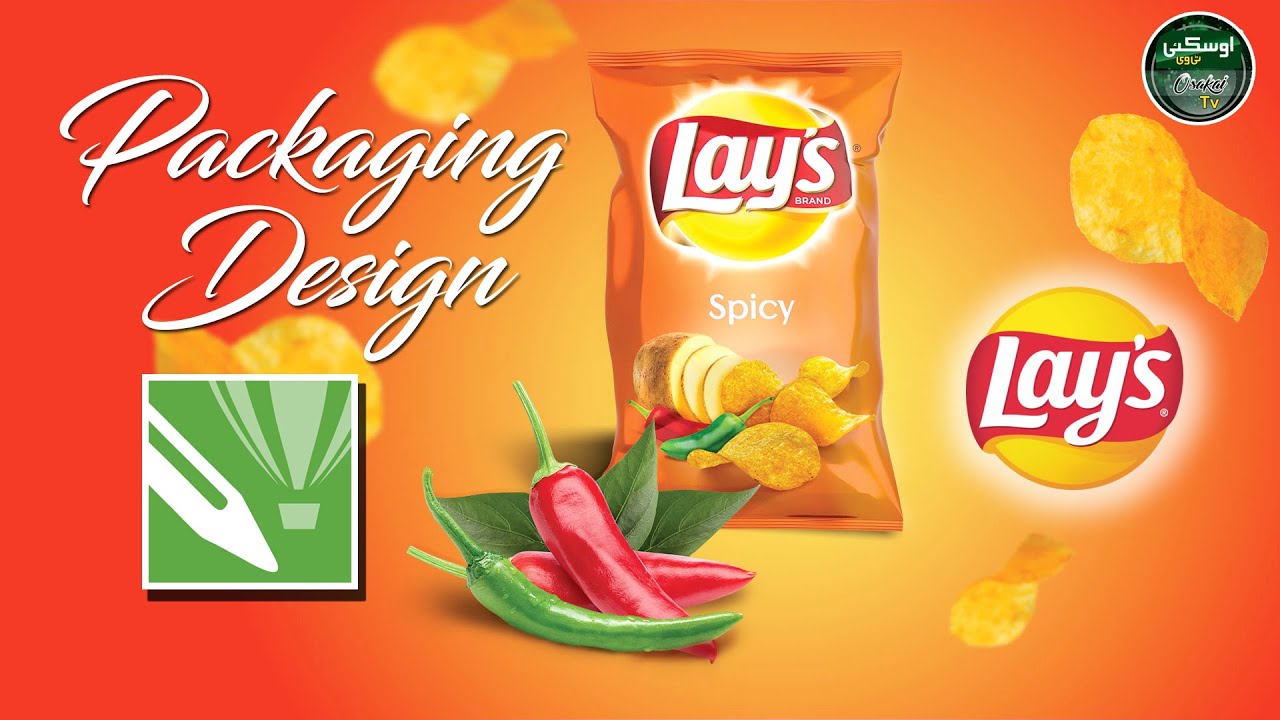 How To Create Lay's Packaging design | Chips Packaging | CorelDraw ...