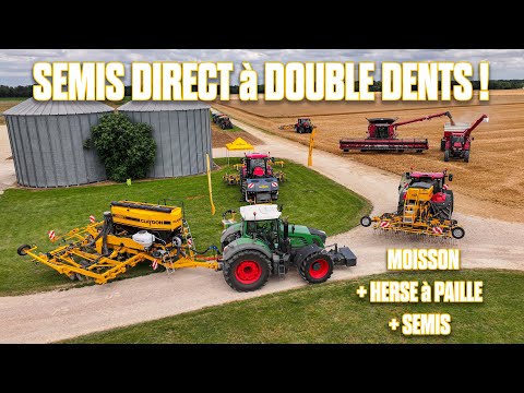 🤩 SEMIS DIRECT DOUBLE DENTS CLAYDON : je DÉCOUVRE ces SEMOIRS UNIQUES ! Plein de VERS de TERRE !🪱