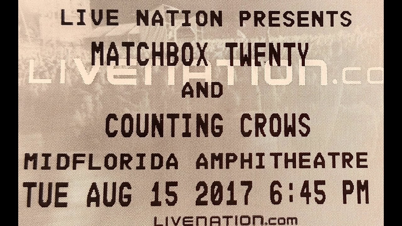 Matchbox 20 - 3 AM Tampa 8/15/2017 - YouTube