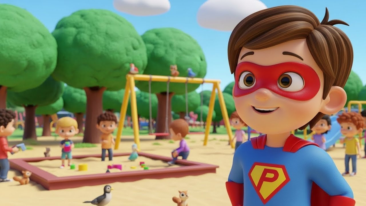 Superhero Safety Rhyme for Kids | Safety Song, Baby Songs & Nursery ...