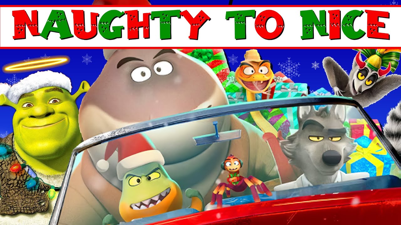 The Bad Guys & Dreamworks Christmas Specials: Naughty to Nice 🎅 - YouTube