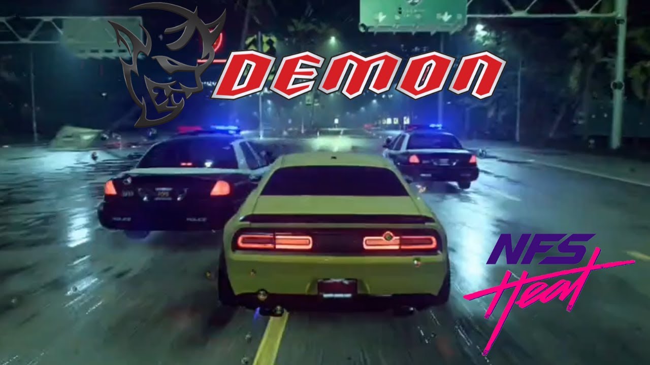 Need for speed heat dodge demon - YouTube