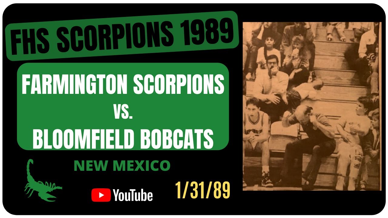 FHS Scorpion Basketball 1989 - Farmington Scorpions vs. Bloomfield ...