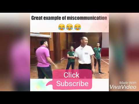 FUNNY EXAMPLE OF MISCOMMUNICATION . - YouTube