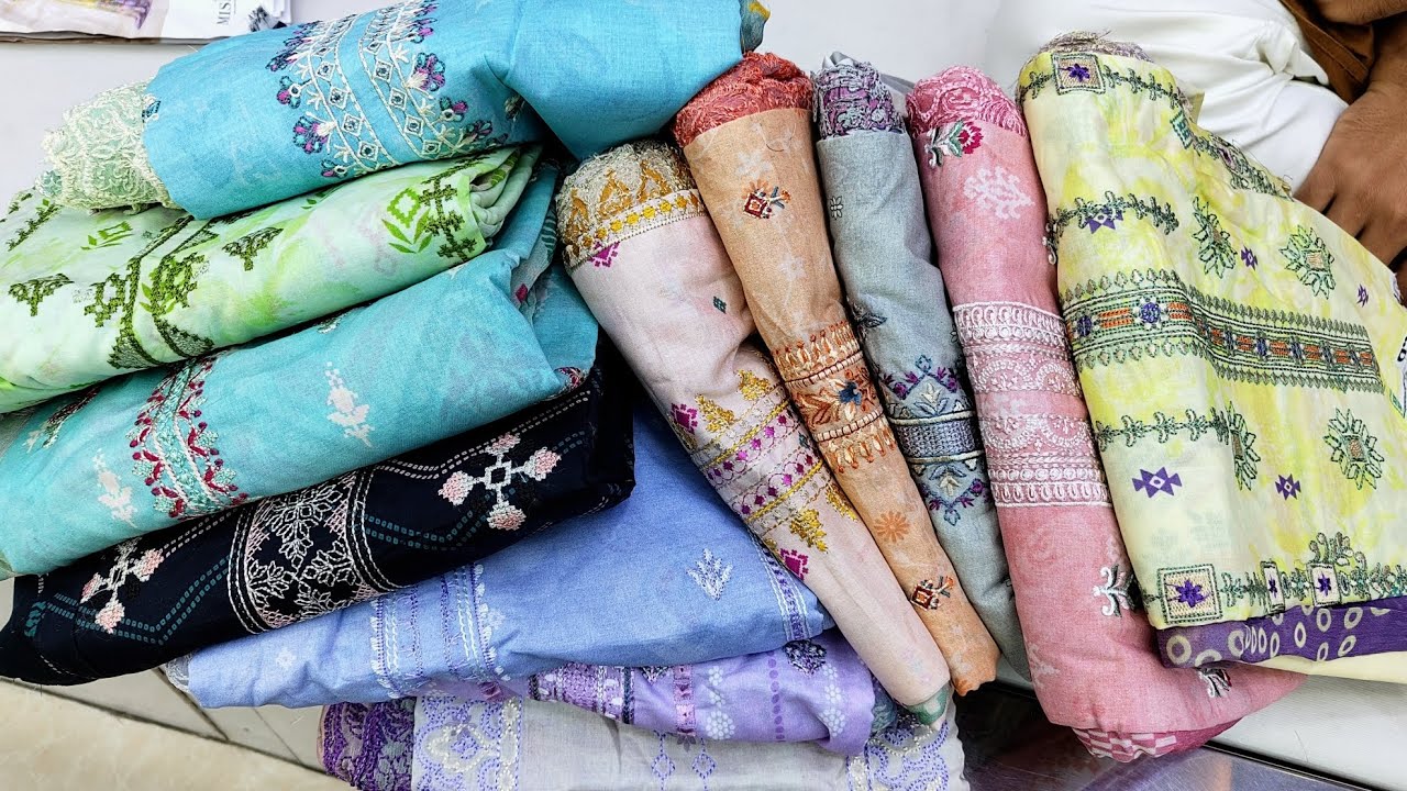 Mishal by Guljee Chiffon Dupatta Three piece | Pakistani Cotton Dresses ...