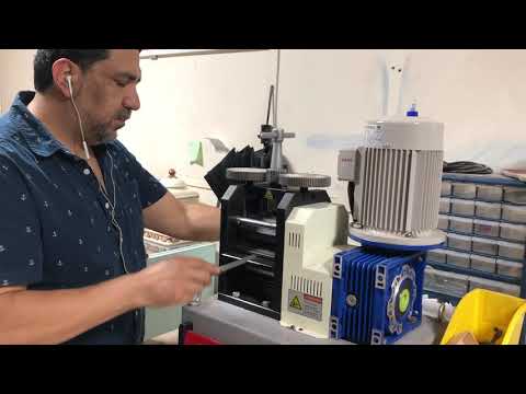 Sample Video- Jeweler stretching Gold - YouTube