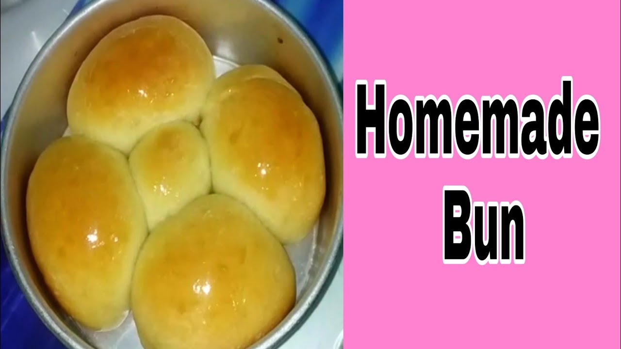 Homemade Bun/How to make bun at home - YouTube