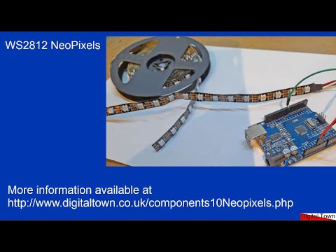 Arduino C++: WS2812 NeoPixels with Arduino UNO - YouTube