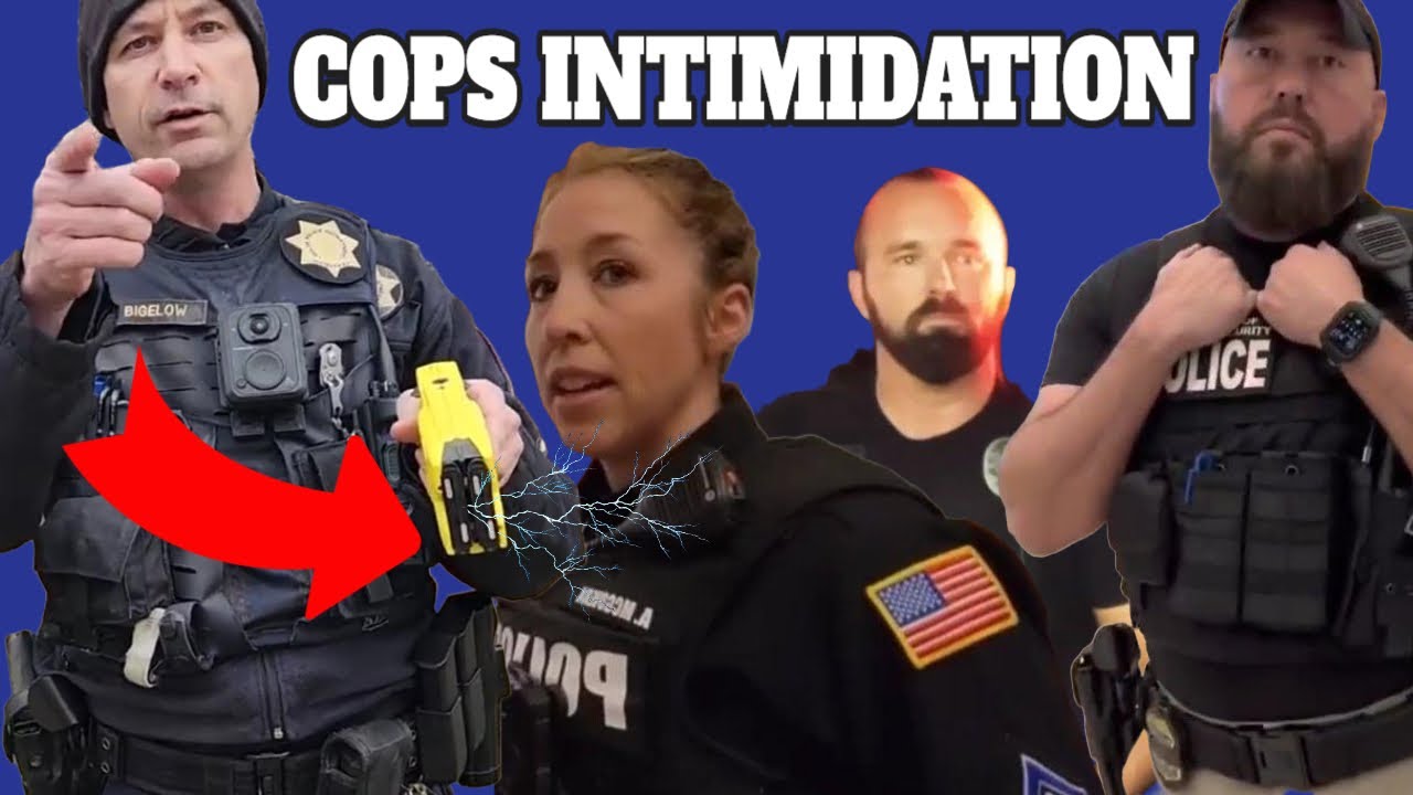 Cops Intimidation Fails Miserably Compilation - YouTube