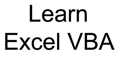 Excel VBA Basic Series - YouTube