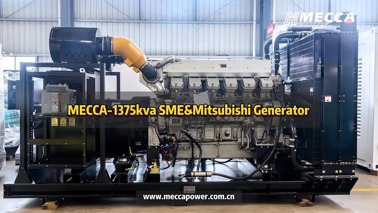MECCA POWER 1375kva SME/Mitsubishi Diesel Generator Sets - YouTube