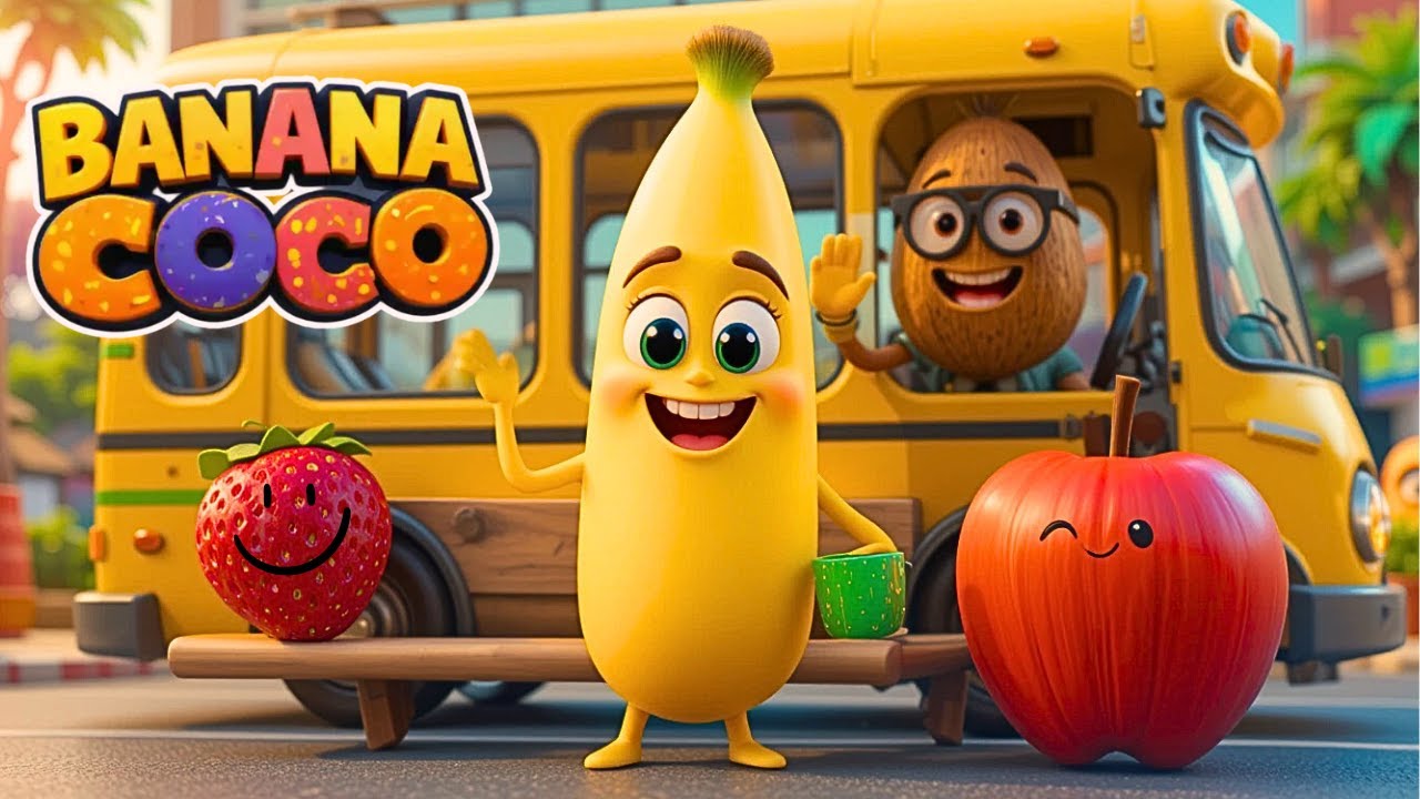 🎵 El Autobús de Banana Coco 🎵 | Canciones Infantiles Y de cuna | Mundo ...