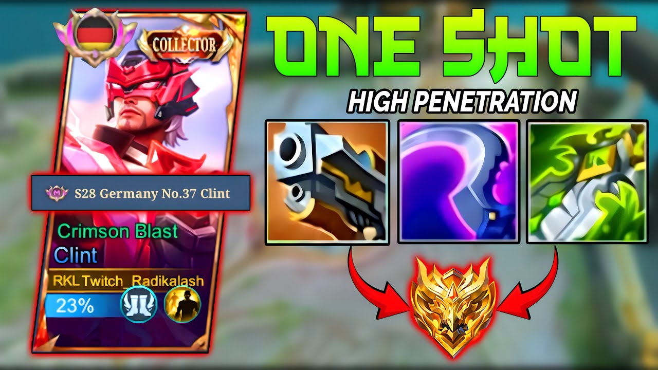 MLBB: CLINT FULL PENETRATION Build is the best?! | Build Top 1 Global ...