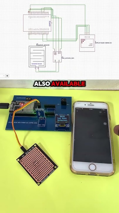 DIY RAIN Monitoring SYSTEM with ESP32 using BLYNK IoT Application #jlcpcb #esp32 #iot # ...