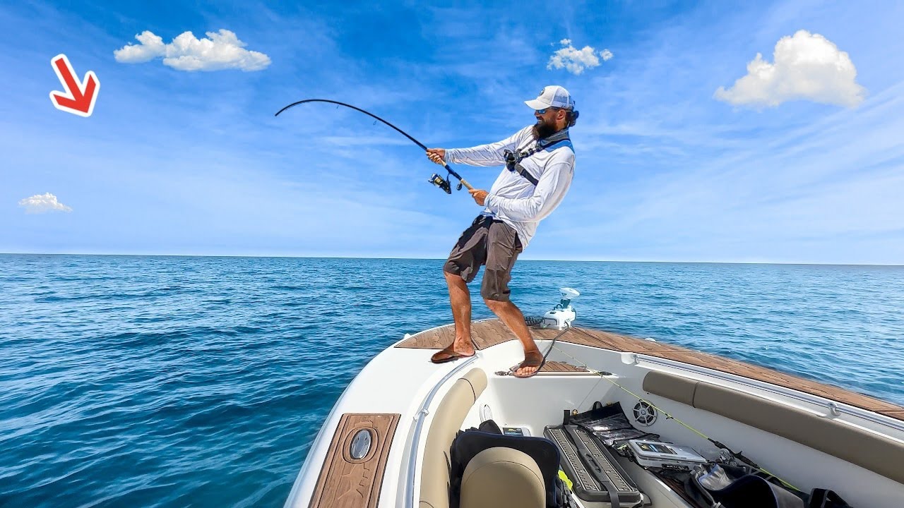 Fishing In 100’ And Caught THIS Creepy Fish! *Catch, Clean, Cook* - YouTube