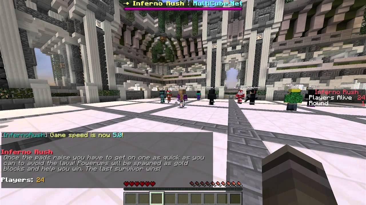 ¡HUYE DE LA LAVA! INFERNO RUSH | Minecraft Con ElRichMC - YouTube