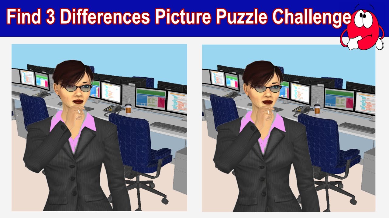 Find 3 Differences Picture Puzzle No28 - YouTube