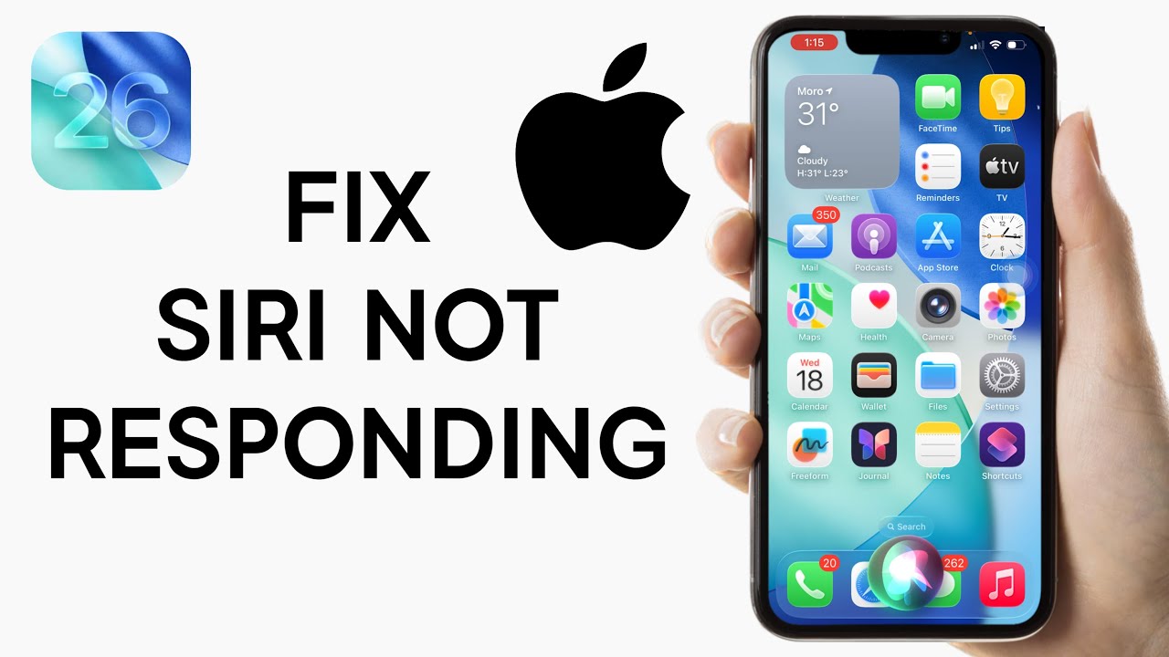iOS 26: How to FIX Siri Not Responding on iPhone - YouTube