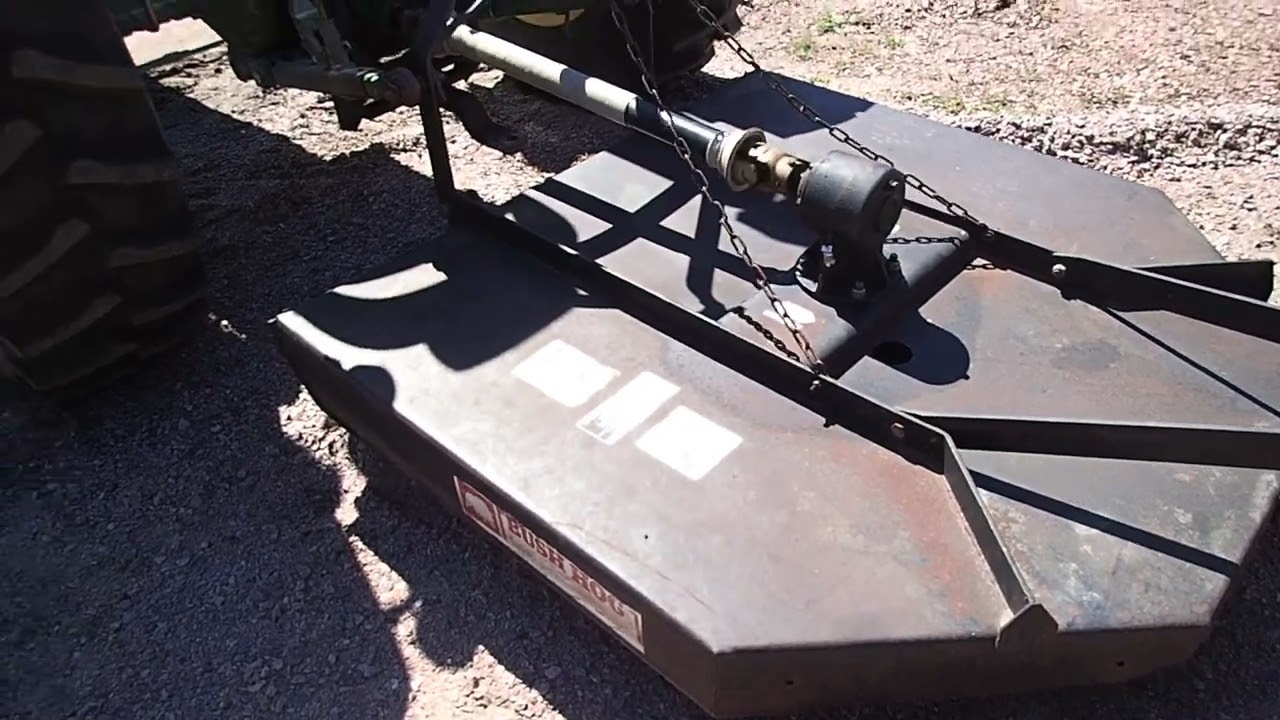 BigIron Auctions Bush Hog R260 5' Rotary Mower - YouTube