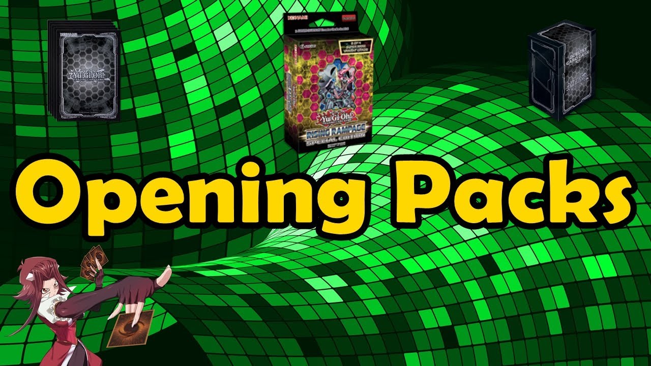 Opening Rising Rampage Packs, Card Case, and Sleeves Konami Sent Me ...