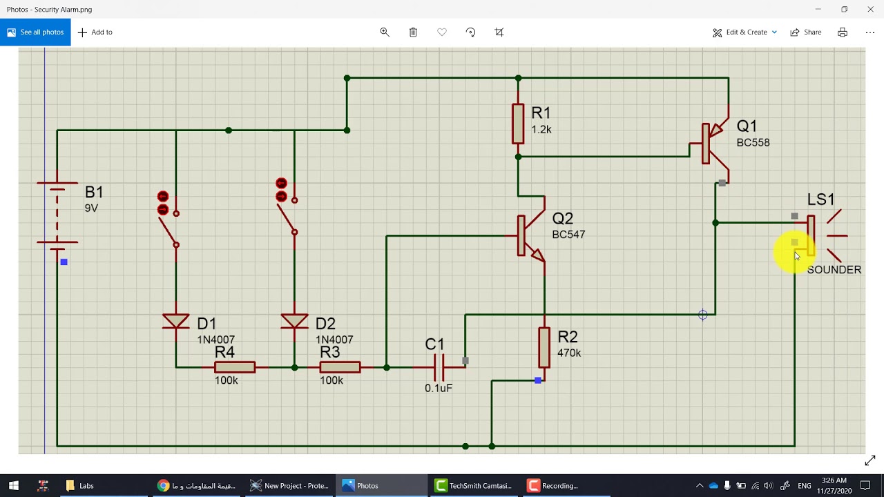 Lab 3 Security Alarm - YouTube