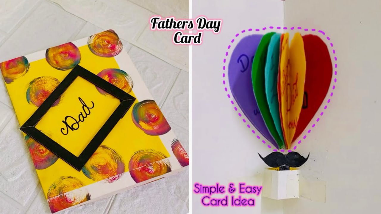 Fathers Day Card | DIY Fathers Day Pop Up Card | Fathers Day Craft ...