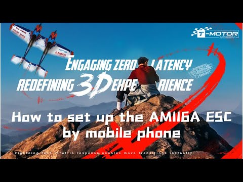 How to Set Up the AM116A ESC by Mobile Phone - YouTube