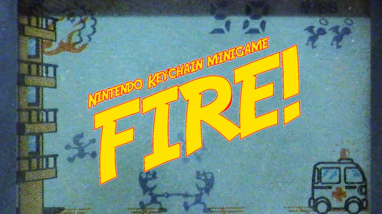 Fire! Mini Keychain Game and Watch! - YouTube