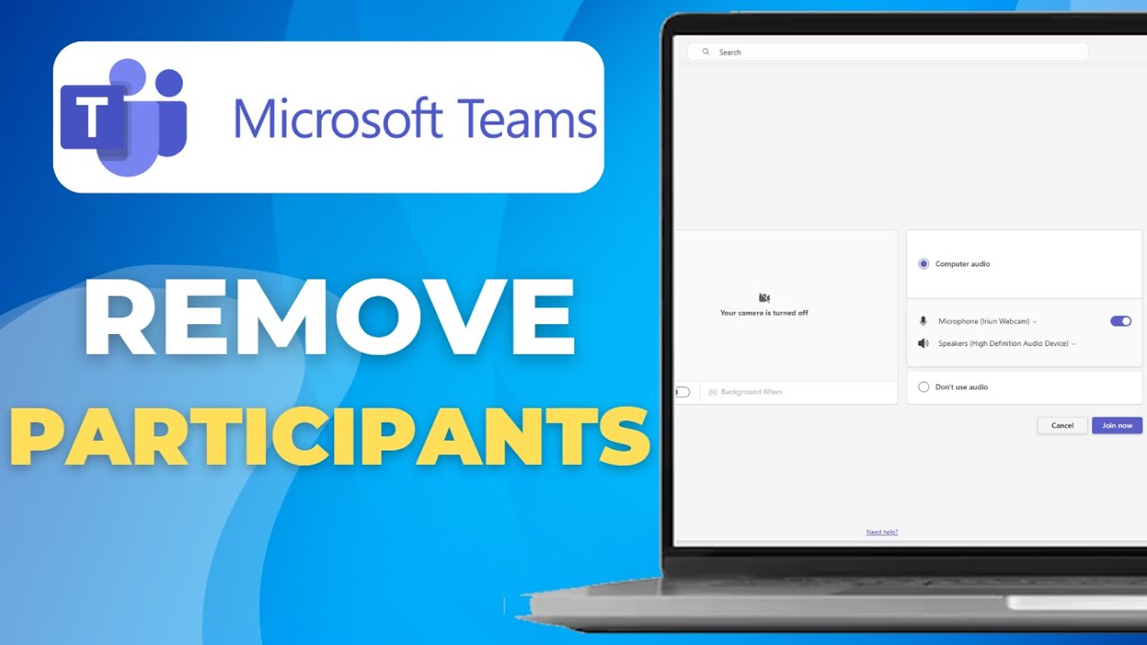 How to Remove Participants from Microsoft Teams Meetings - YouTube