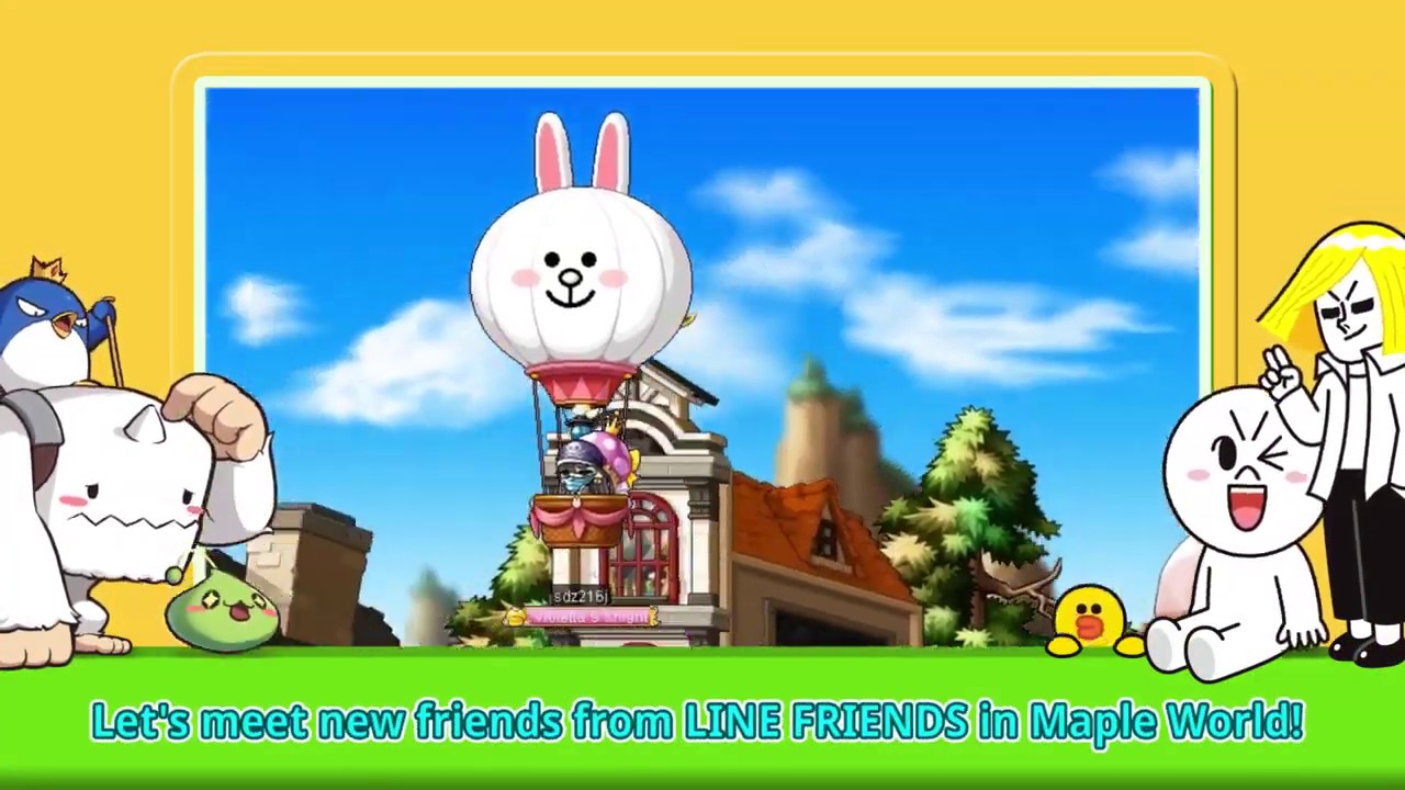 Maplestory x LINE FRIENDS Promotional Video - YouTube