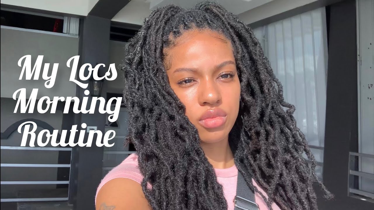 My Locs Morning Routine…I have so much New Growth🫣 - YouTube