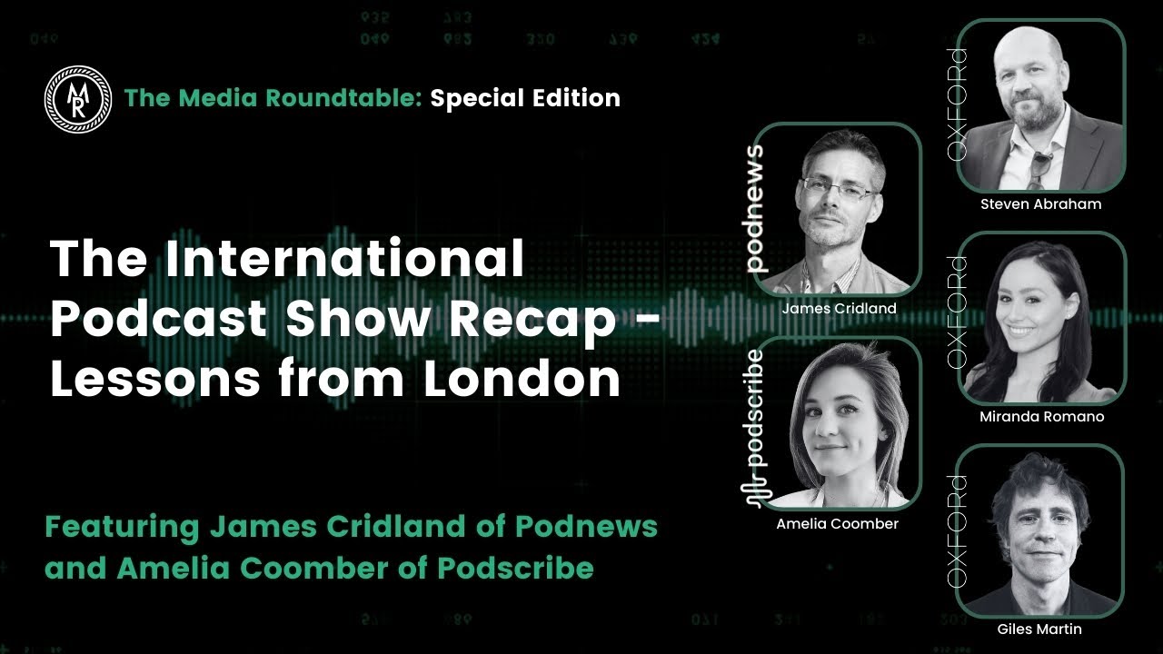 The International Podcast Show Recap - Lessons from London with James ...