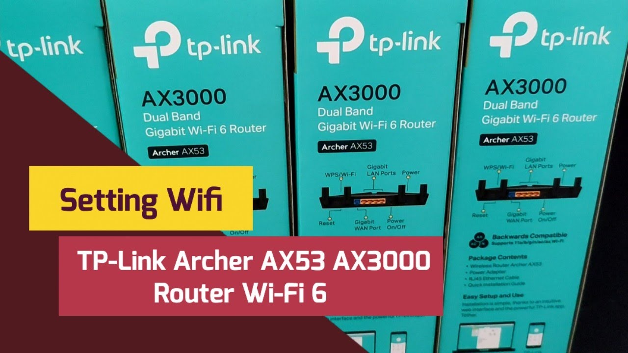 Cara Setting Router TP-Link dengan Kabel LAN | TP-Link Dual Band Gigabit Wifi 6 Archer AX53 ...