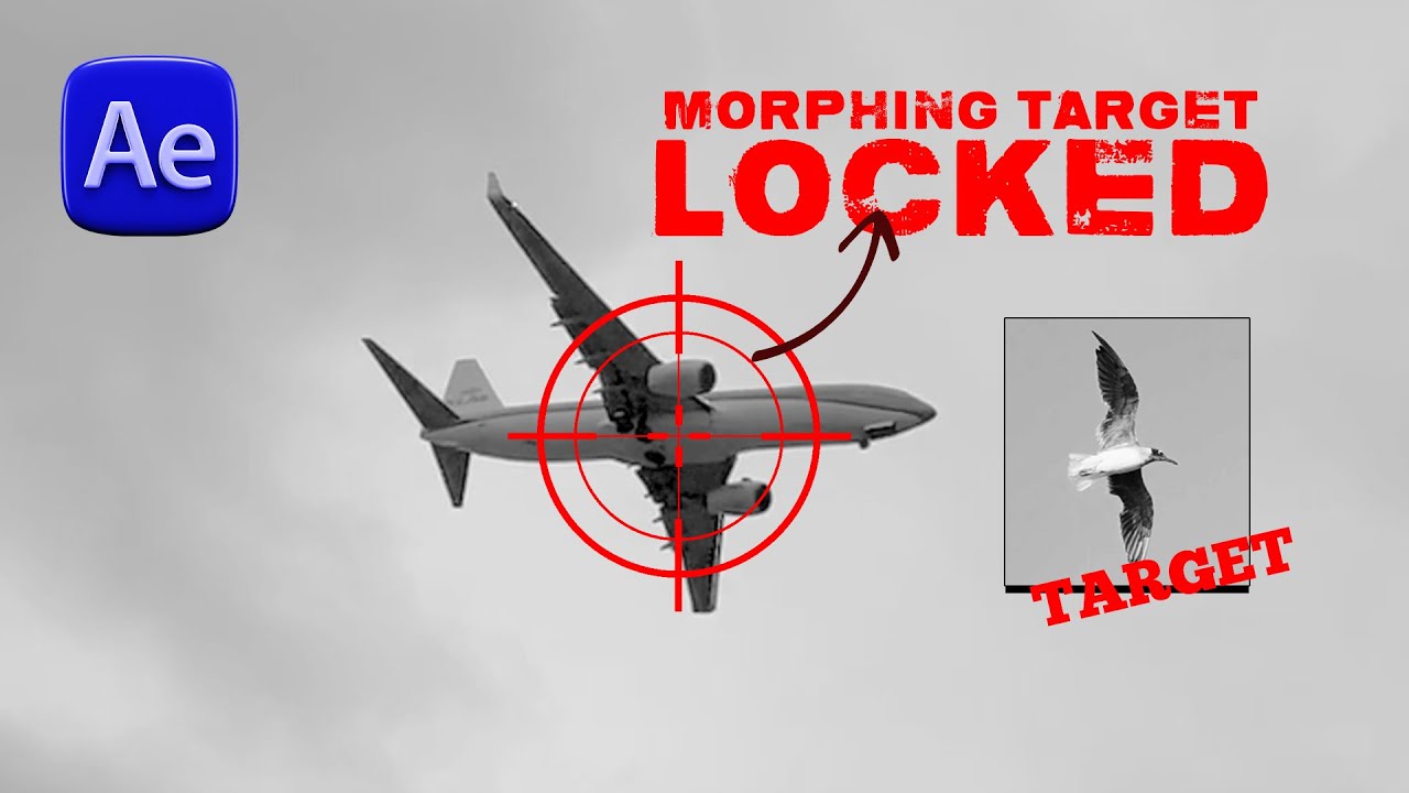 How to MORPH in After Effects | Plane To Bird | Tutorial | No Plugins ...
