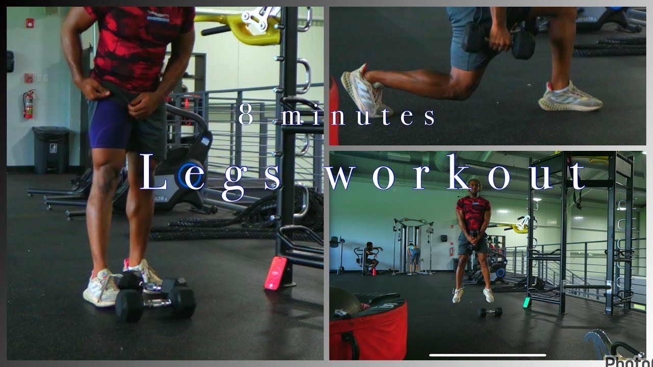 8 mins leg workout routine to burn a lot of calories #jamaica # ...