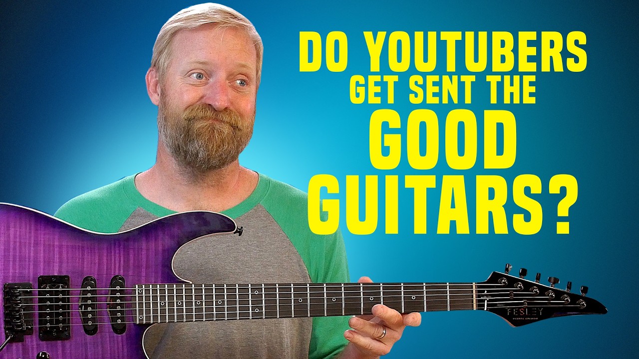 Do brands "Cherry Pick" the BEST GUITARS for youtubers? - Checking out ...