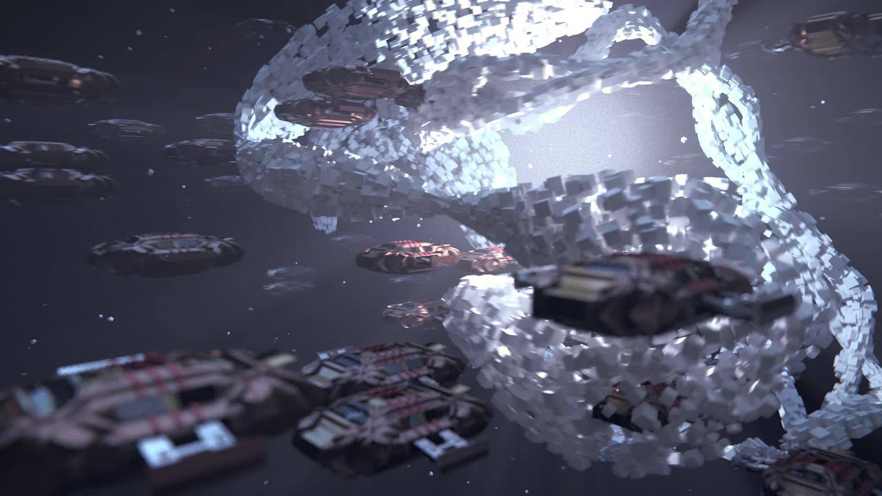 Blender Cycles - Space. Particles (no collision), volume test. - YouTube