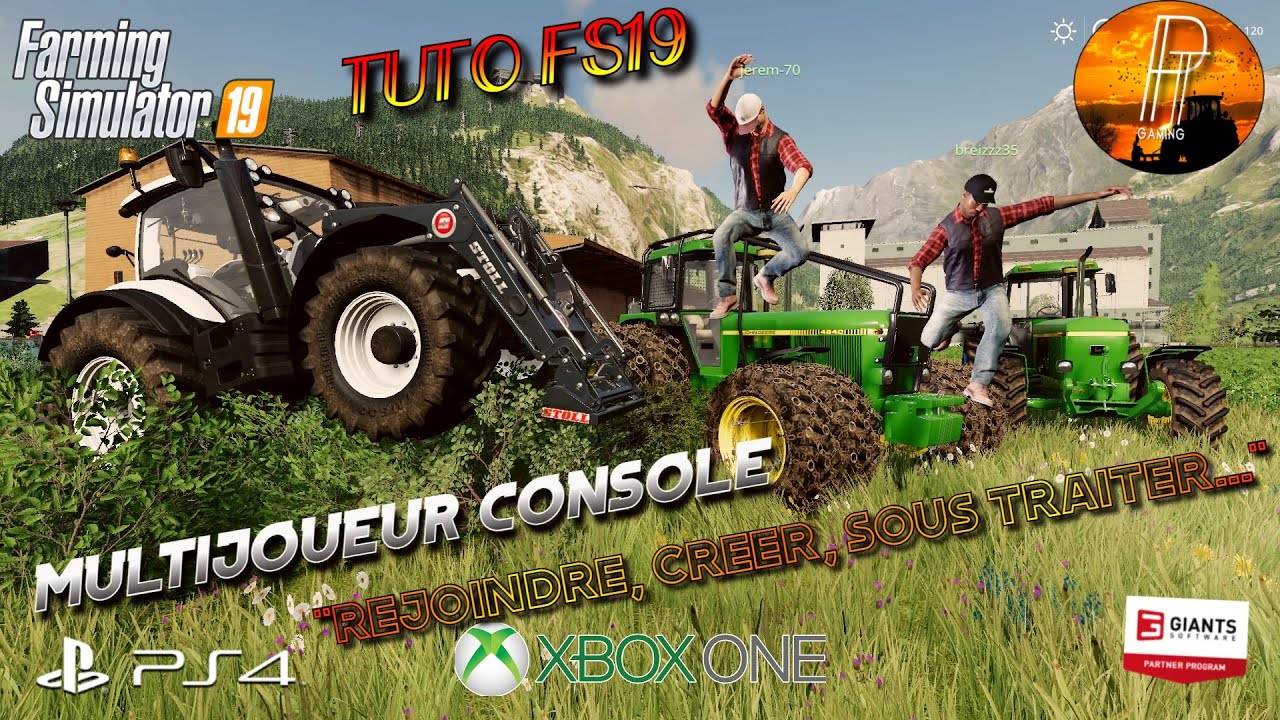 [TUTO FS 19] 🎮🎮TUTO COMPLET MULTIJOUEUR SUR CONSOLE!!! 🎮🎮[Farming ...