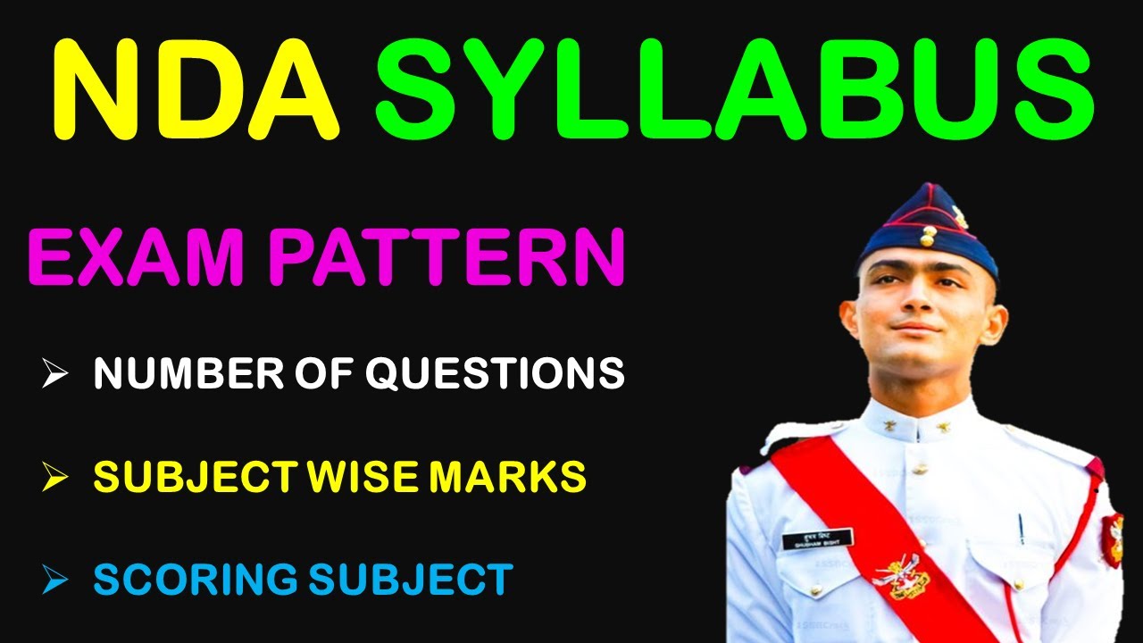 NDA Syllabus 2023 | NDA Exam Pattern | NDA Exam Strategy | NDA Exam ...