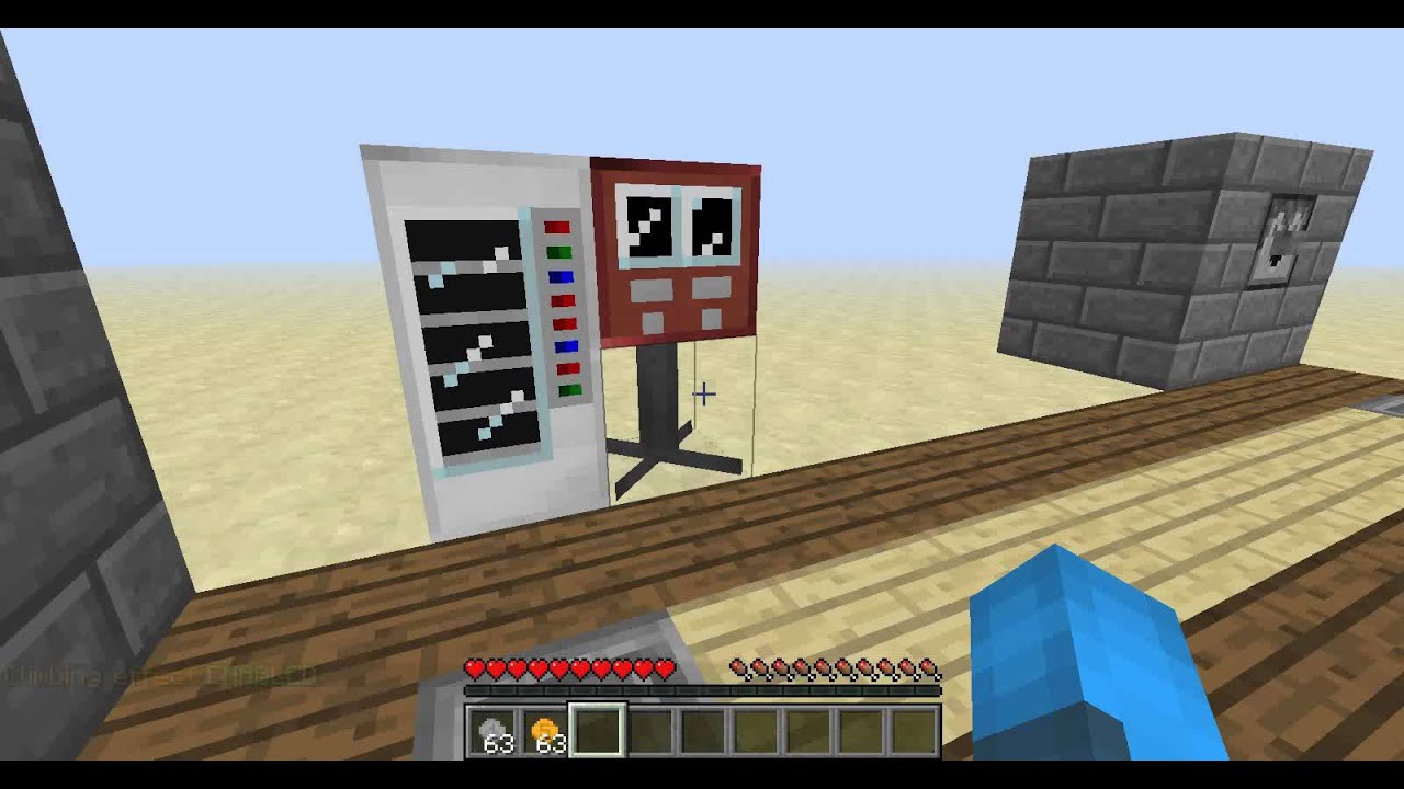 Minecraft 1.6.4 --Vending Machine Mod-- - YouTube
