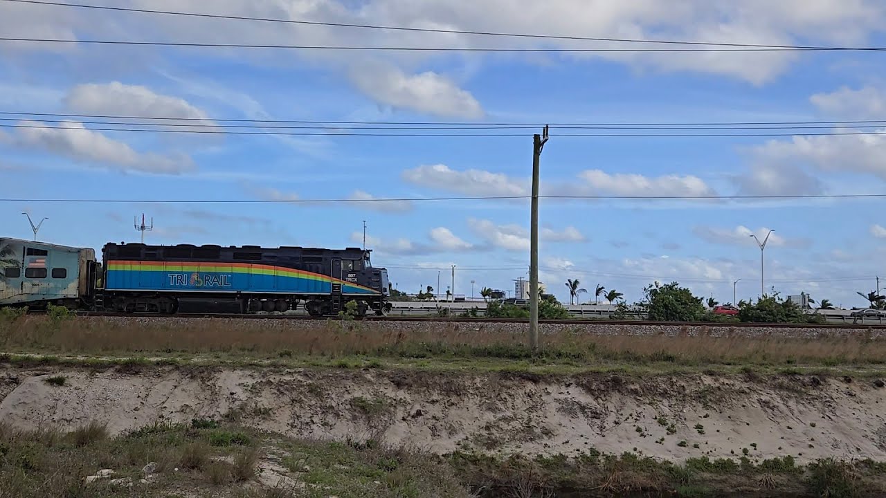 Tri-Rail P637 SB 3-25-24 @541PM #trirail #f40ph #floridaeastcoastrailfanner #railfanning - YouTube