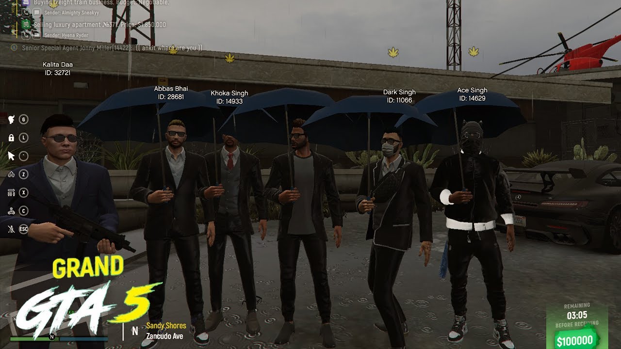 Playing GTA 5 Grand Roleplay with 69 Others - YouTube