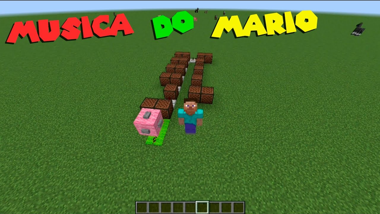 tutorial: Como fazer música do Mario no Minecraft: parte 2 - YouTube