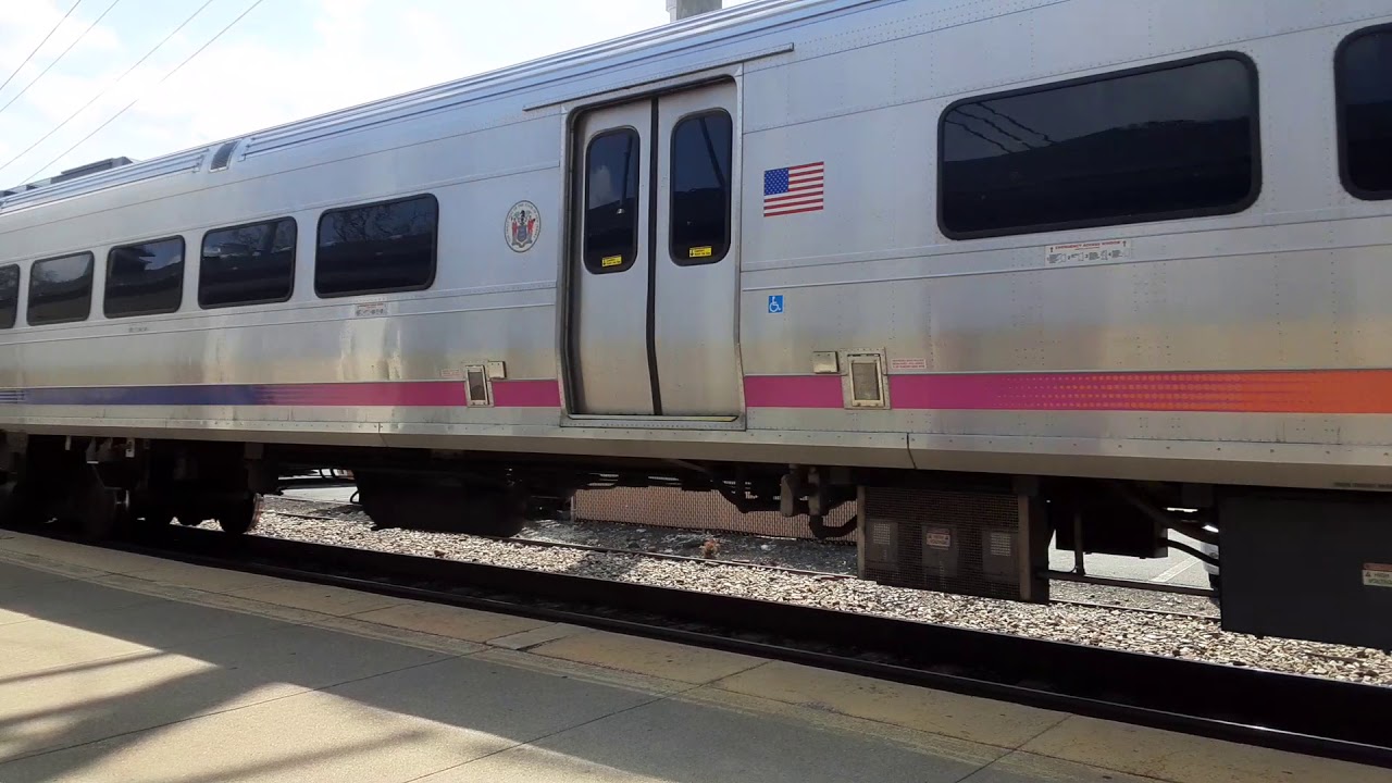 NJT 4508 ALP45DP Pearl river with a friendly engineer - YouTube