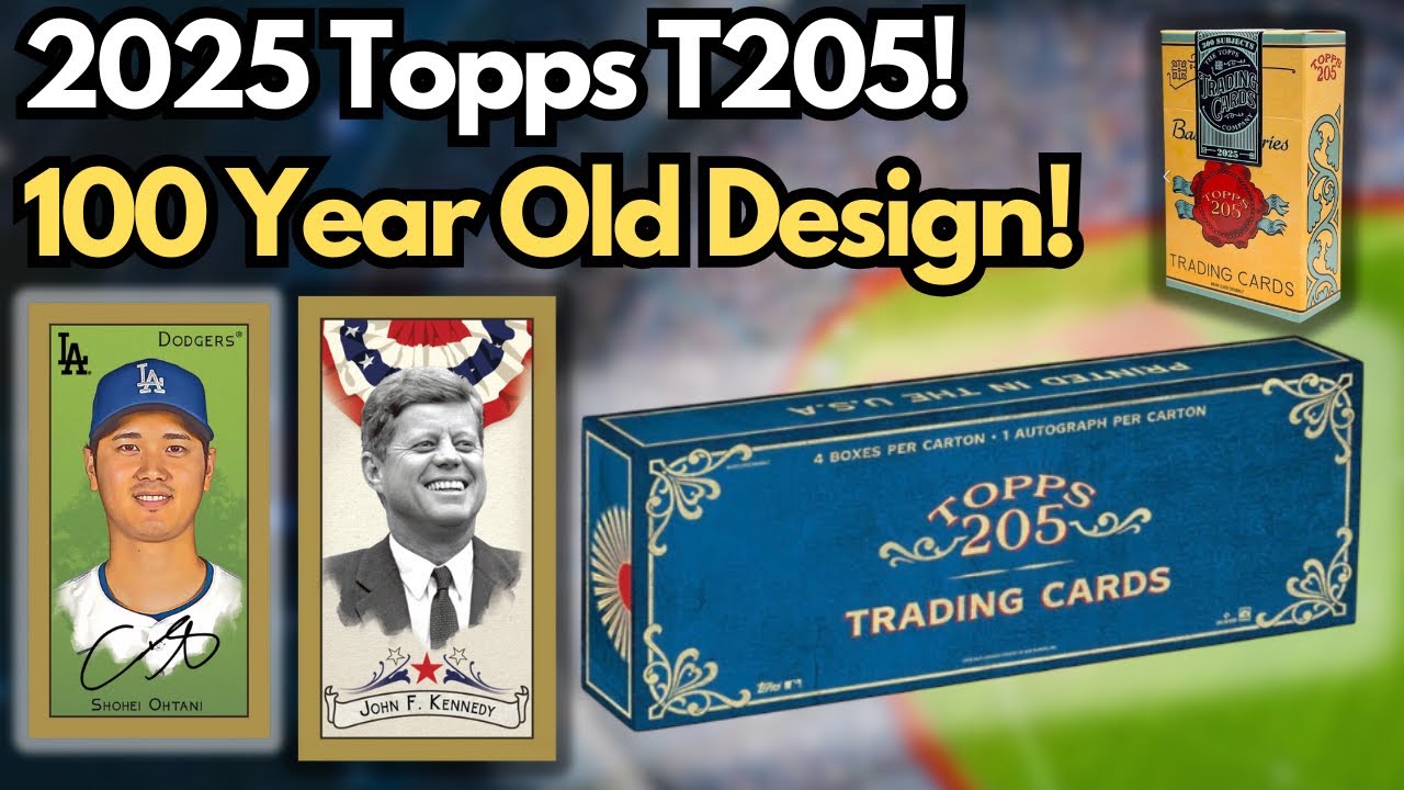 2025 Topps T205 Baseball Carton Box Break! INSANE Retro-Inspired Pulls ...